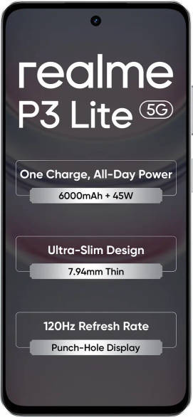 realme P3 Lite - Full Specifications & Price in India (28th May, 2026 ...